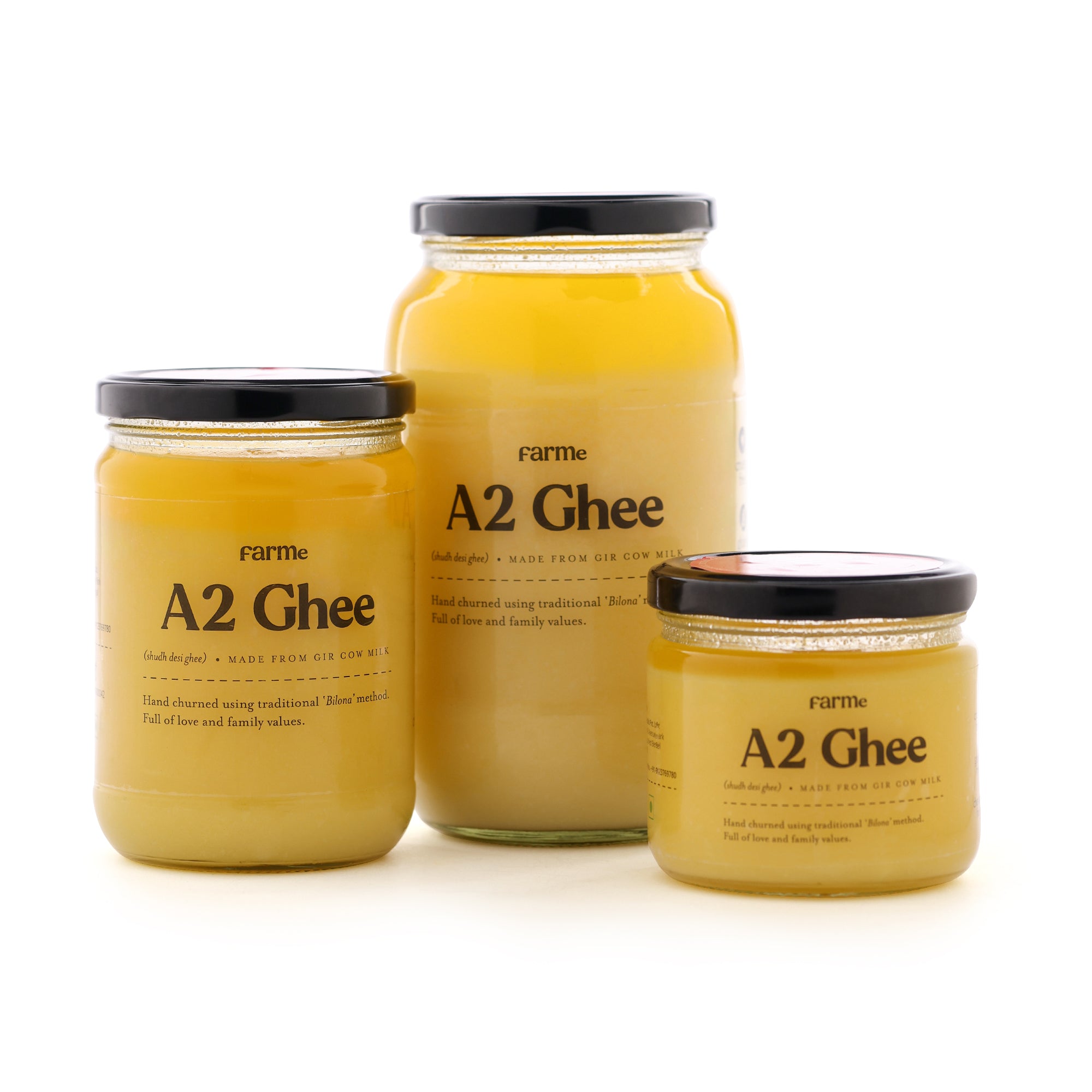 Buy Premium A2 Ghee 1 L - Farme | Pure, Handcrafted Goodness